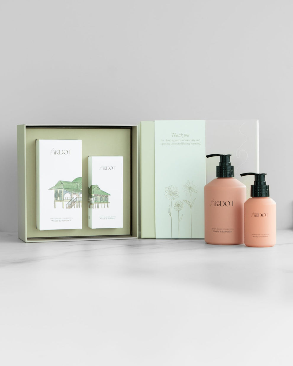 Woody & Romantic Duo Gift Set With THANK YOU Sleeve – From the DOT